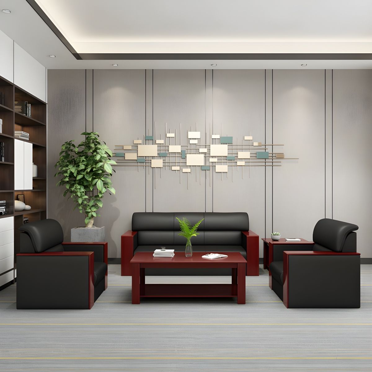 5-Seater Executive Office Sofa - Furniture Village