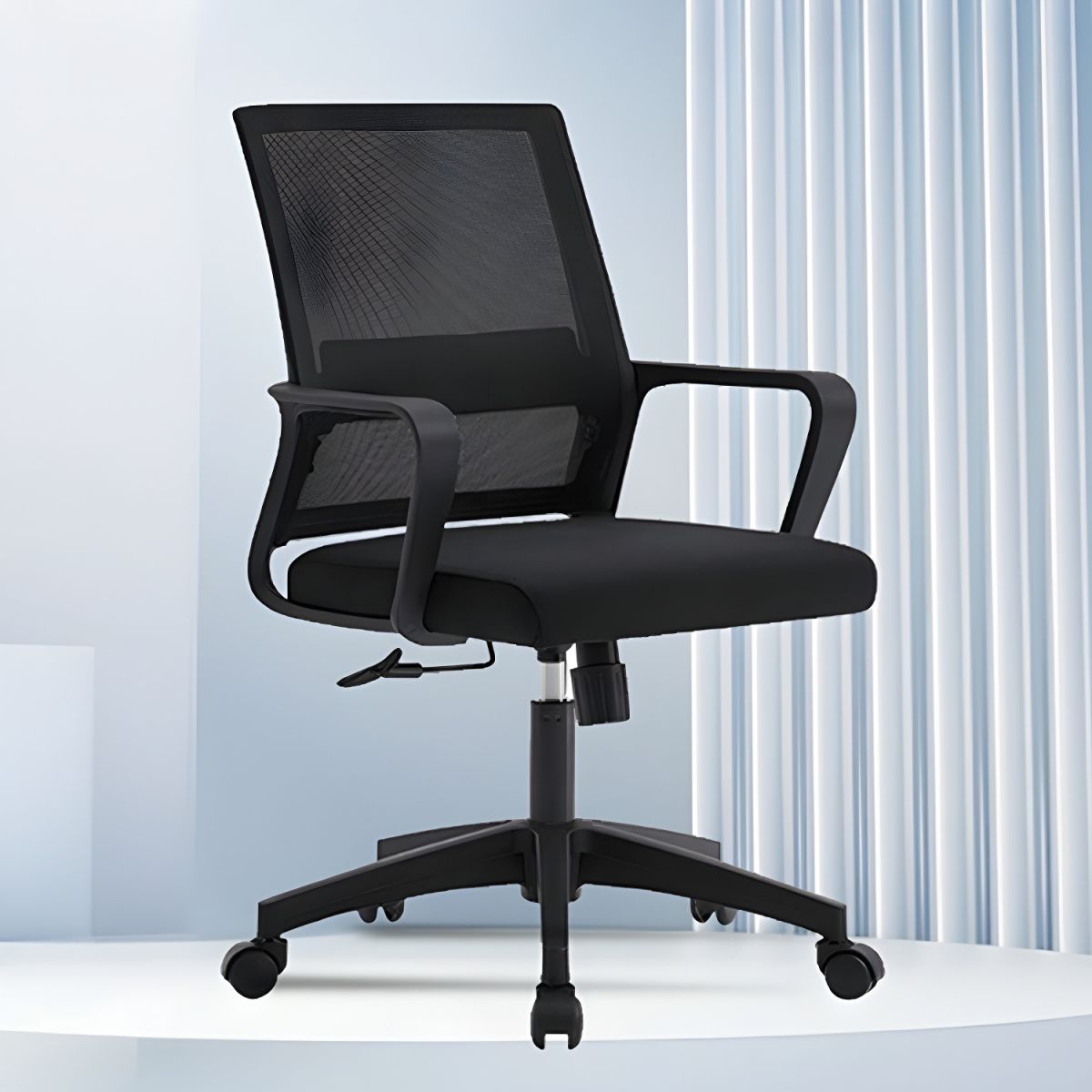 Black Mesh Back Desk Chair - Furniture Village
