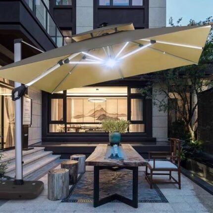 Solar Powered Home Sun Umbrella - Furniture Village Home Furniture Kenya